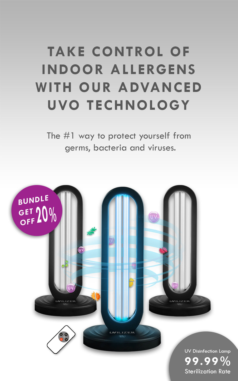 UVILIZER - Disinfect and Sterilize Anytime, Anywhere with UV-C Light ...