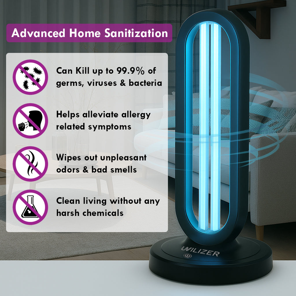 UVILIZER Tower - UV Light Sanitizer & Ultraviolet Lamp – UVILIZER.com